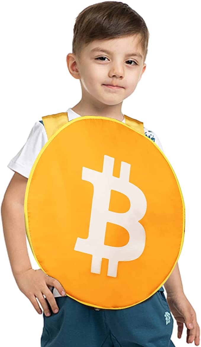 Halloween Costumes Bitcoin Cosplay Outfits for Kids Adults